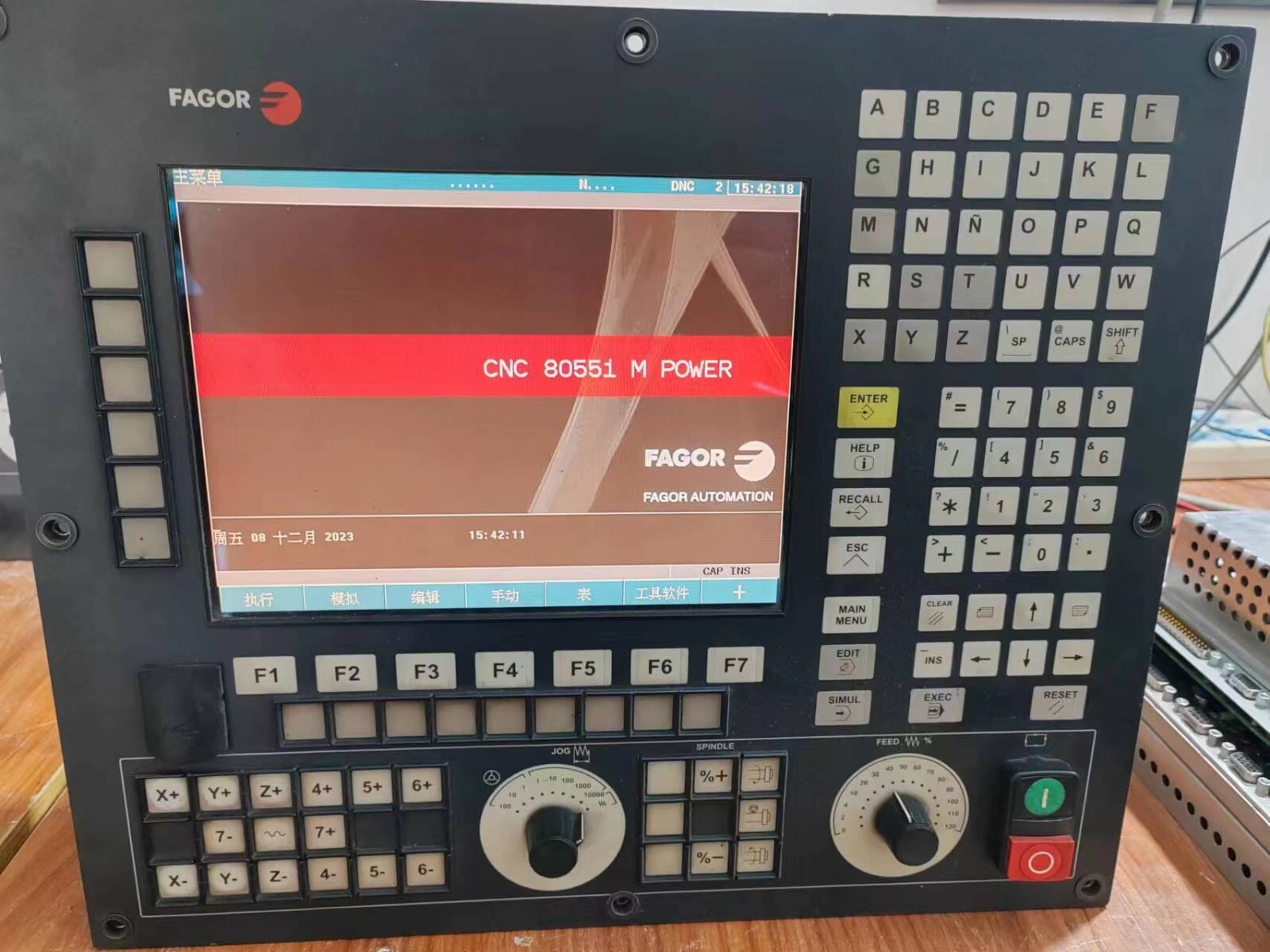 Used CNC 8055i M POWER CNC system 7 axes TESTED OK ,DHL/FEDEX/UPS | eBay