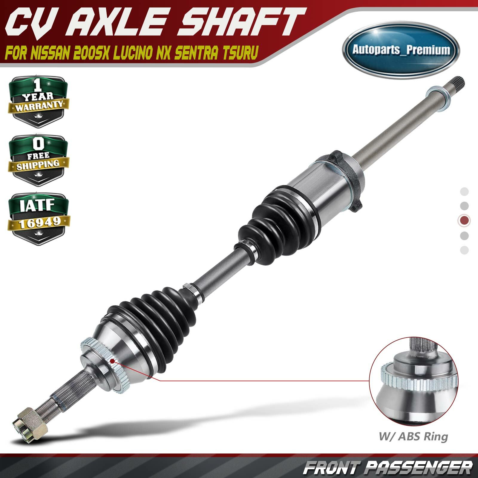 Front Right CV Axle Assembly for Nissan 200SX 1995-1997 Lucino NX ...