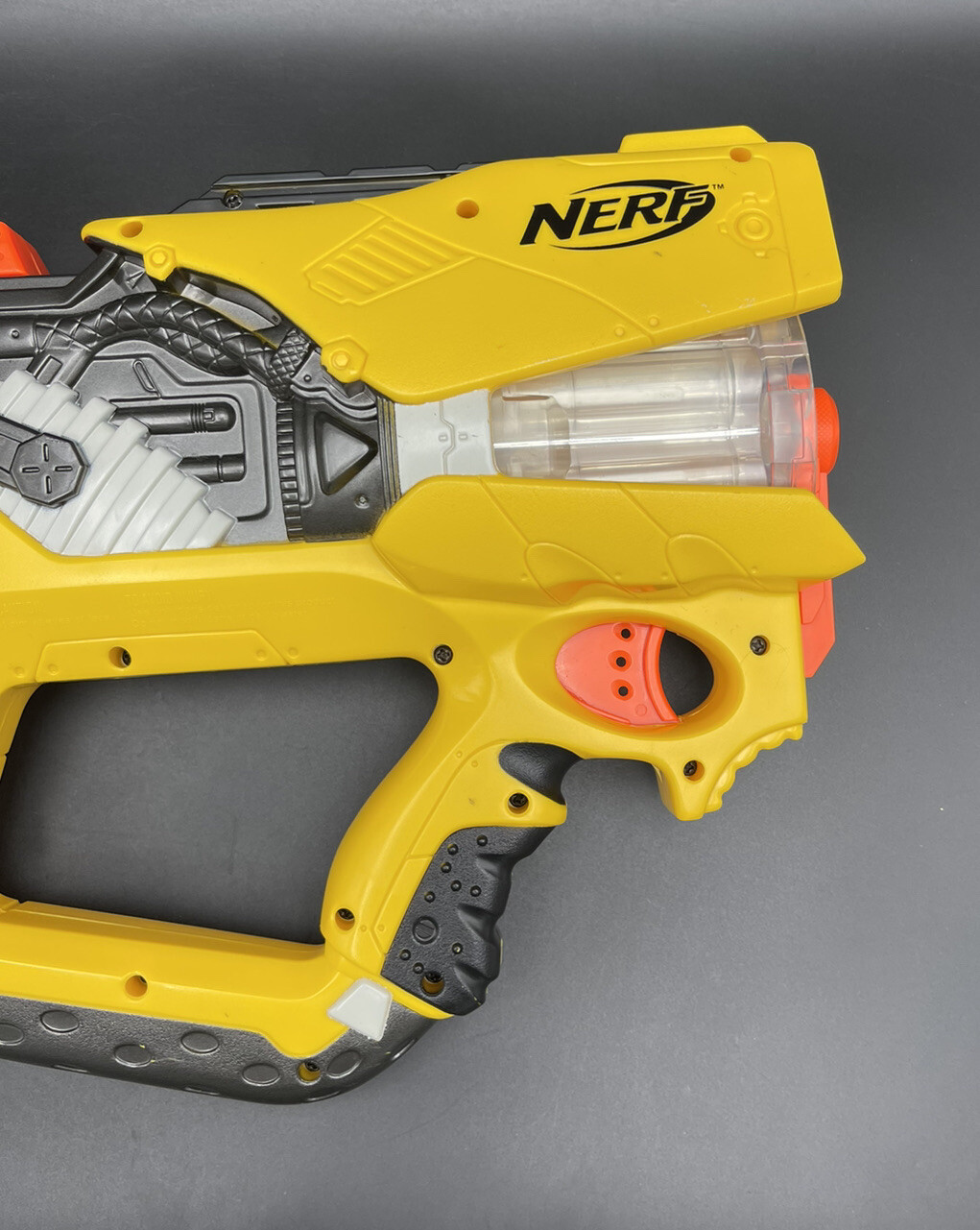 Nerf N-Strike Firefly Rev-8 Gun Blaster Shooter Yellow Black Gray ...