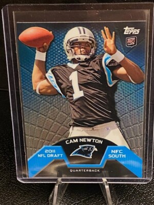 CAM NEWTON 2011 TOPPS CHROME REFRACTOR ROOKIE CARD #TMB-1 PANTHERS | eBay