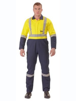 Bisley Hi Vis Heavy Duty Overalls Size 77 82 87 92 97 122 127 132 3M ...