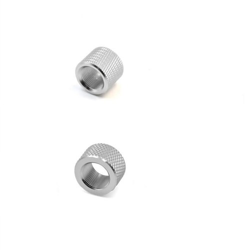 DB TAC Aluminum Thread protector Silver Color 1/2x28 Thread or 5/8x24 ...