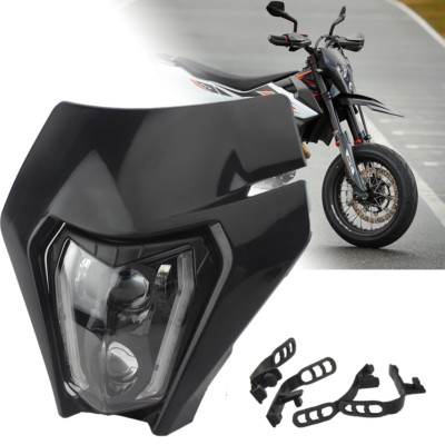LED Headlight Hi/Low For SUZUKI DRZ400 E/S/SM DR200S DR650SE DRZ400SM ...