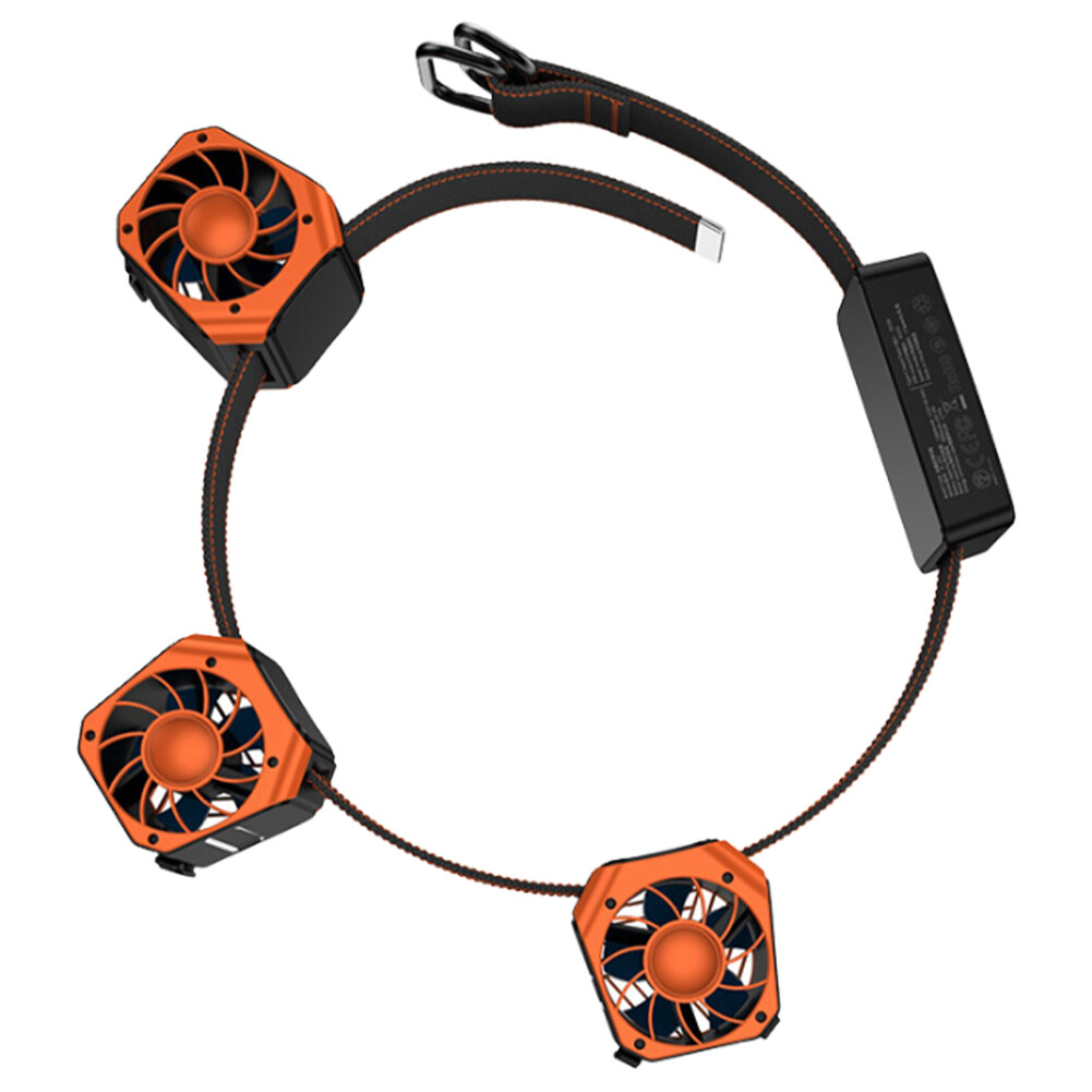 FE# Waist Belt Fan 2 Speeds Belt Fan USB Rechargeable Travel Fan for ...