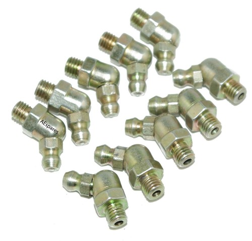 Embout De Graissage Type Courbé Lubrifiant Conique 6Mm 10 Unités Ec | eBay
