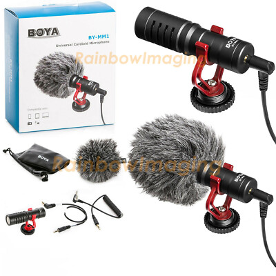 BOYA Universal Cardiod Shotgun Microphone MIC for Sony a7R III II A7S ...