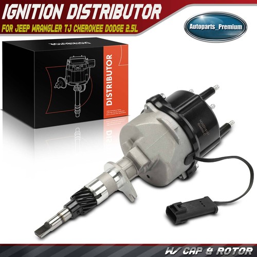 1998-2002 Jeep Wrangler TJ Dodge 2.5L Ignition Distributor w/ Cap&Rotor ...