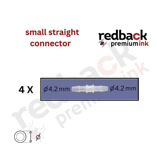 4 x plastic barbed connectors (4mm OD - 4.2mm OD) | eBay