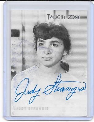 2004 Rittenhouse Twilight Zone Judy Strangis Cora Signed AUTO A79 SP ...