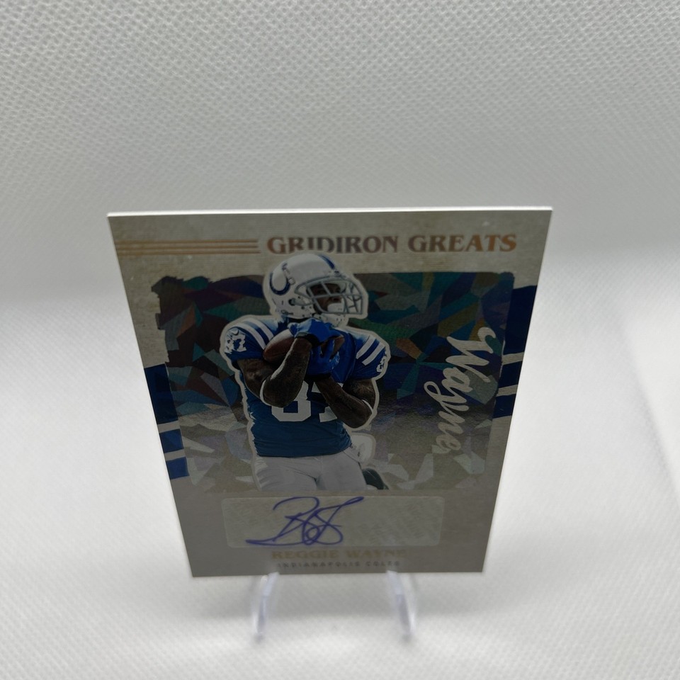 2023 Donruss Gridiron Greats Autograph #GG98 Reggie Wayne AUTO COLTS | eBay