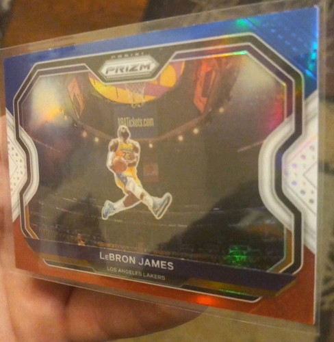 Lebron James 2020-21 Panini Prizm #1 Red White & Blue Prizm Kobe ...