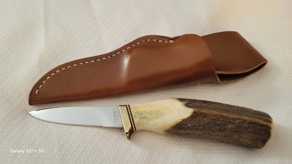 Vintage Gerber Fixed Blade Hunting Knife | eBay