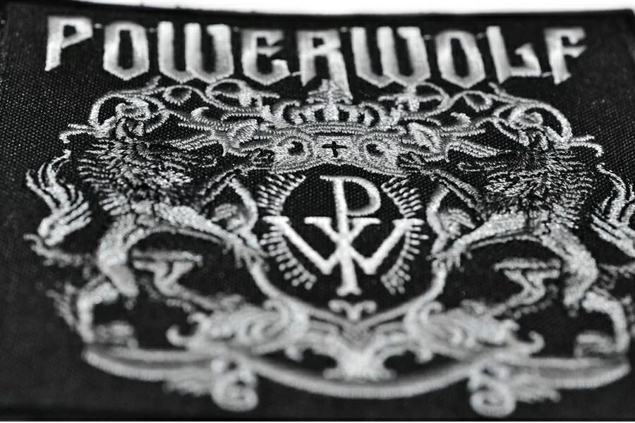 Powerwolf Crest Sew-on Patch | German Power Heavy Metal Music Band Logo ...