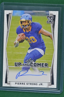 PIERRE STRONG Jr. Leaf Up and Comer Auto #UC-PSJ Browns | eBay
