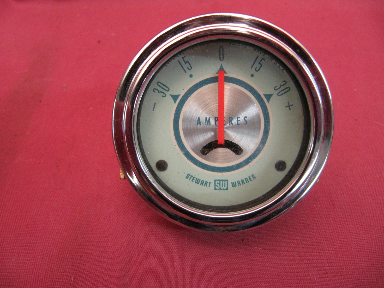 NOS 1962 Stewart Warner Twin Blue Ammeter Gauge D359AE Dated 1959 | eBay
