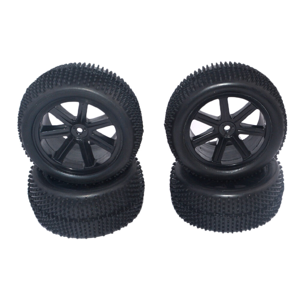 8Pcs/Set RC Buggy Wheels And Tyres 1/10 Scale RC Buggy Wheels and Tires ...