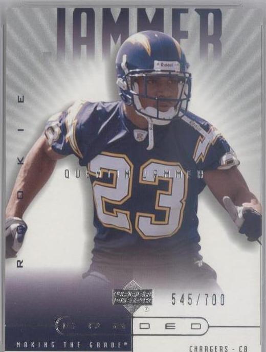 2002 Upper Deck Graded - Making the Grade Quentin Jammer #146 /700 (RC ...