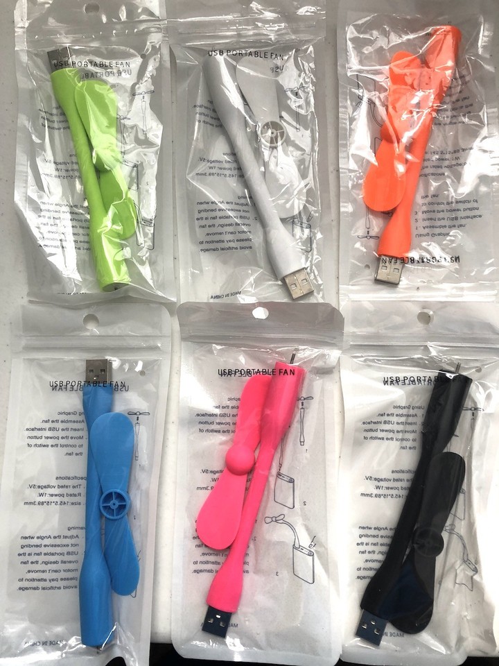 USB POWER COOLING Mini FAN Travel Laptop Keyboard Computer PC Desk ...