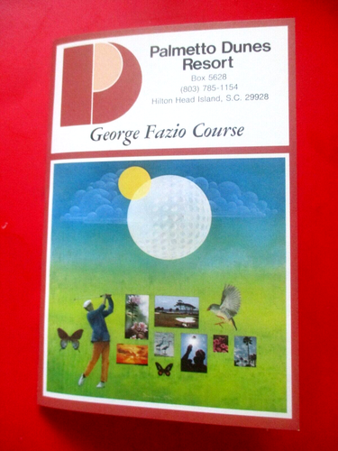 vtg - Scorecard - PALMETTO DUNES RESORT Golf Club gc - George Fazio ...