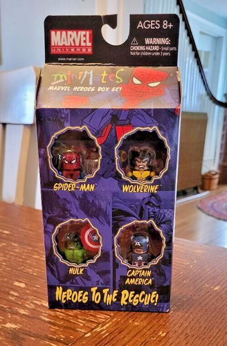 mini mates marvel heros box set dc collectables | eBay