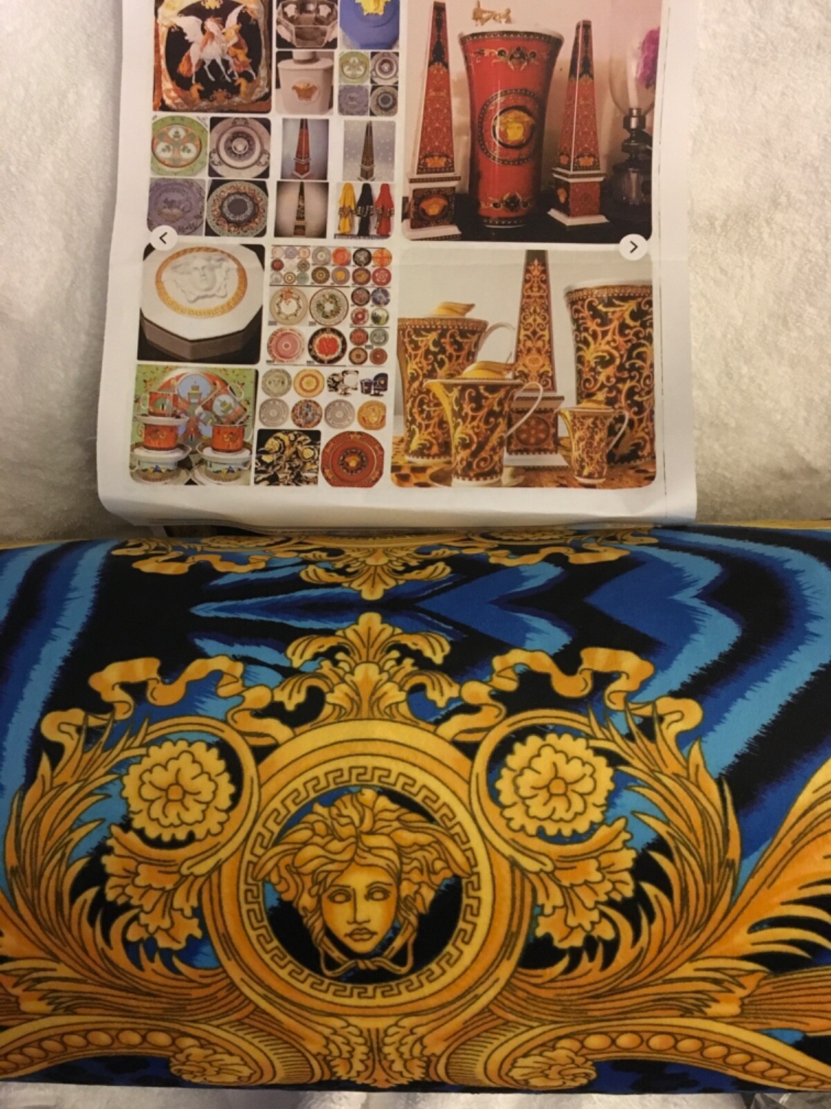 Versace pillow cushion Medusa Tiger Leopard Sofa Bed Home Decor 28 ...