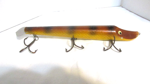 10" Hi-Fin Fooler Wood Jerkbait Musky Lure | eBay