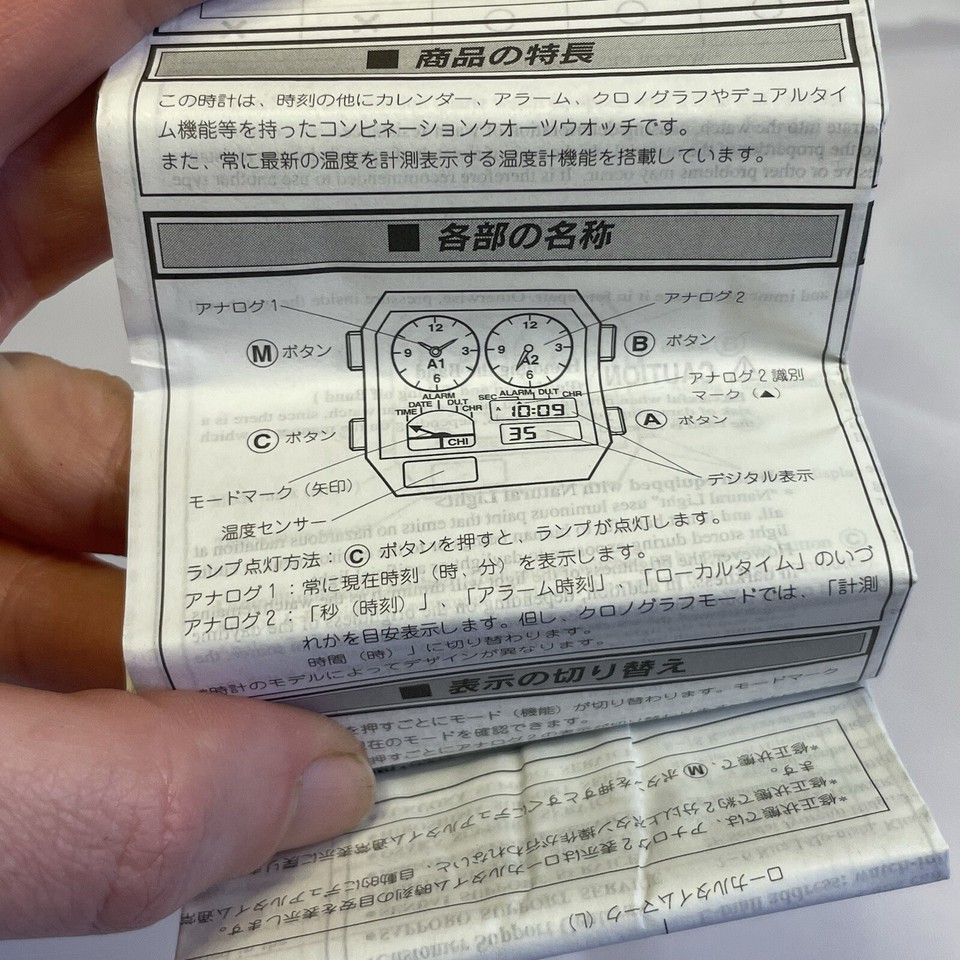 Rare - Citizen Ana-Digi Temp - TIC TAC Edition - Gun Metal Finish ...