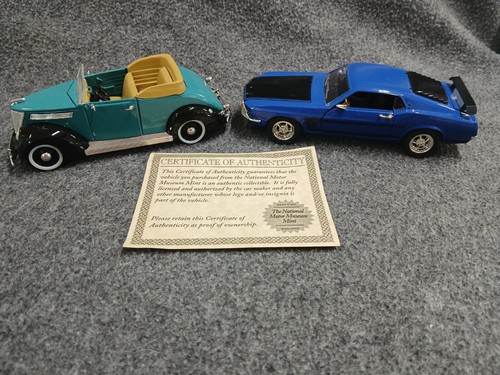 NATIONAL MOTOR MUSEUM MINT - '69 MUSTANG BOSS 302 & '37 FORD ...