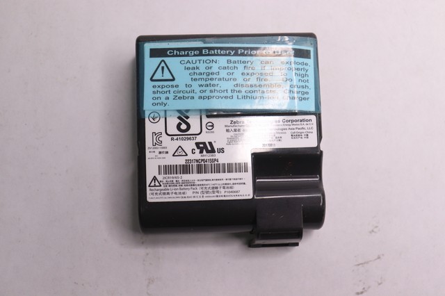 Zebra Technologies Rechargeable Li-Ion Battery Pack 4900mAh 36.3Wh R ...
