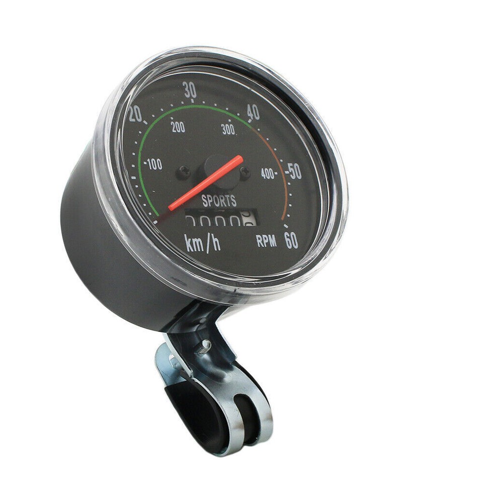Waterproof Bicycle Bike Speedometer Analog Mechanical Odometer with ...