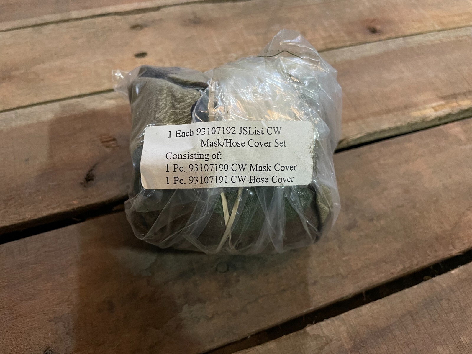 USGI Military JSList CW Mask / Hose Cover Set Woodland 2920-01-435-5021 ...