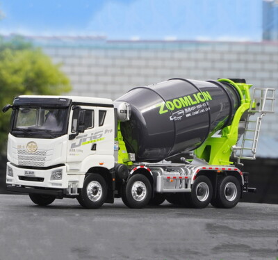 1/38 Scale Zoomlion Faw Jiefang JH6 8X4 Concrete Mixer Truck Diecast ...