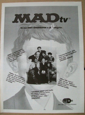 MADtv 1997 Ad- Emmy consideration all categories | eBay