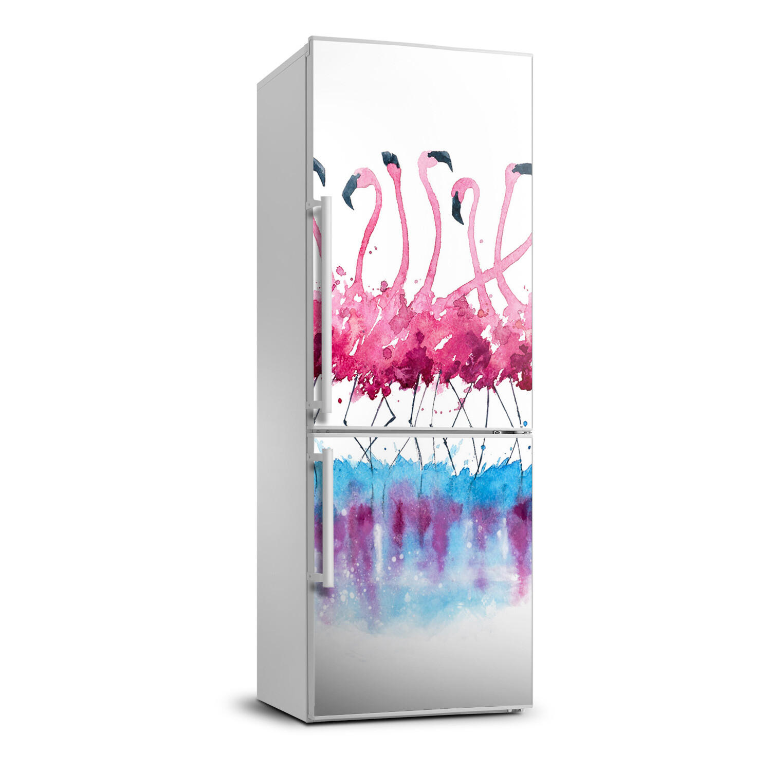 3D Wall Fridge Sticker Magnet Decor Refrigerator Wall Mural Modern ...