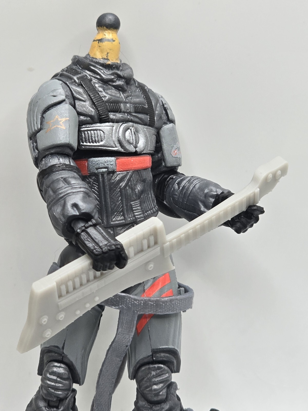 3d Print COLD SLITHER RIPPER KEYTAR 1:18 3 3/4" GI Joe 25th Anniversary ...