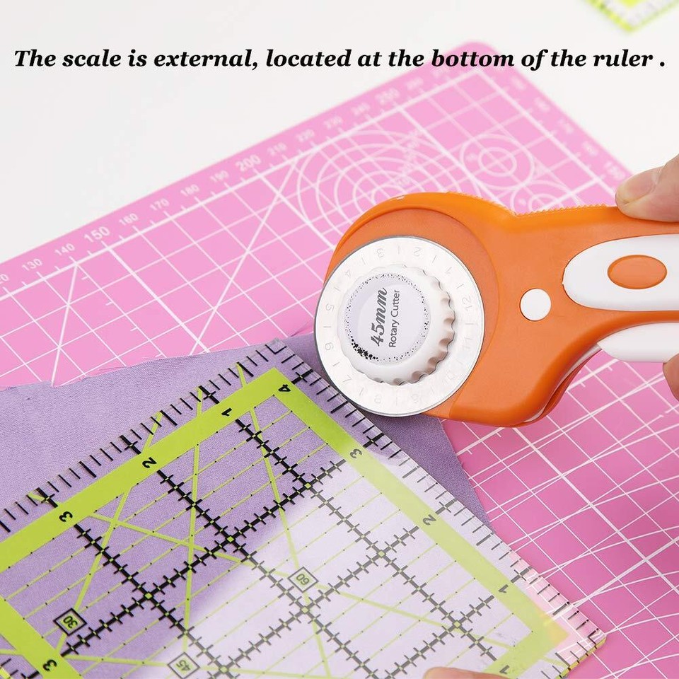 4 Pack Quilting Ruler Square Quilting Rulers Fabric Cutting Acrylic ...