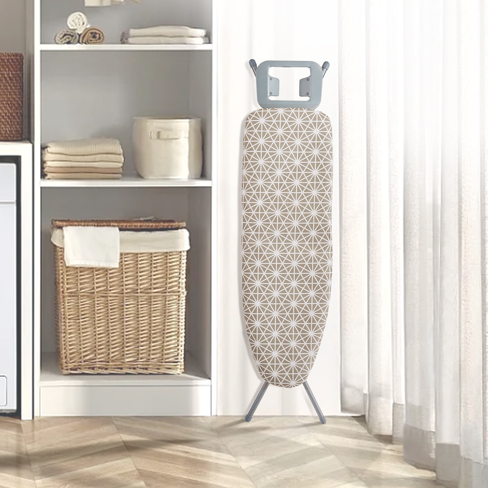 VEVOR Ironing Board Large 51x13 in Ironing Surface Thickened 4 Layers ...