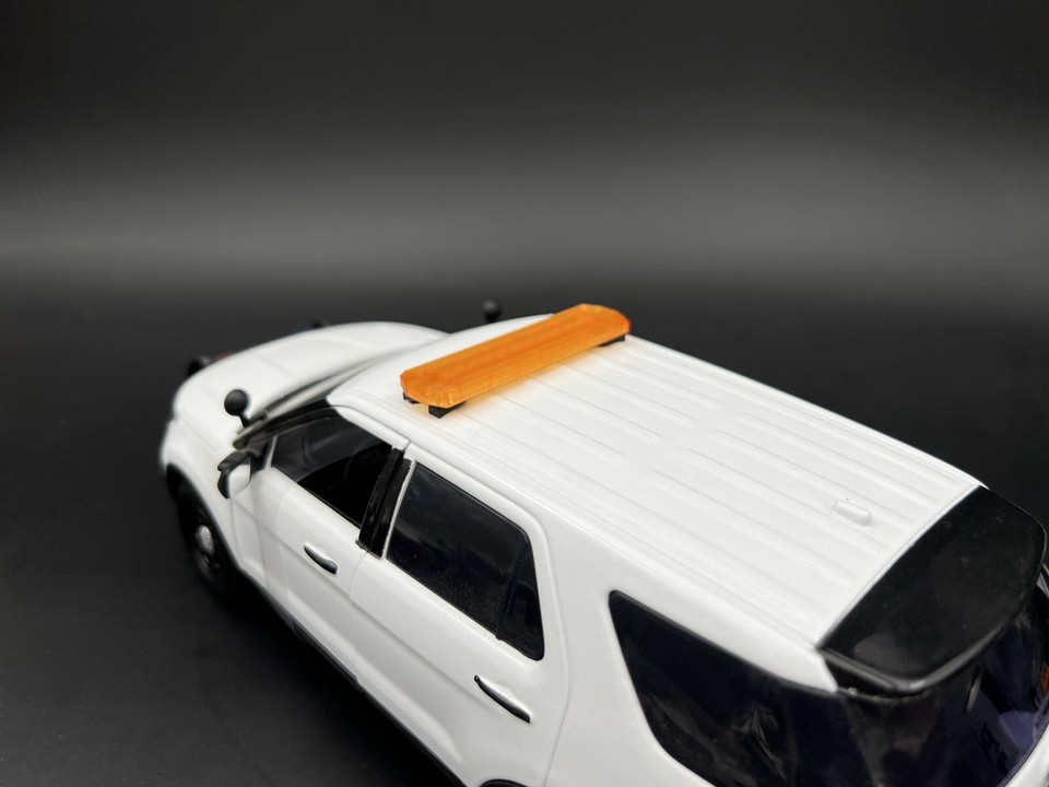 1/18 LED Ready Code 3 2700 Amber Lightbar Security Work Tow Truck Park ...