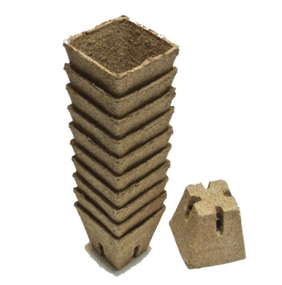 Jiffy Pots - 60mm Square x 60pcs - Propagation, Seedling, Herbs, Veggie ...