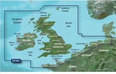 Garmin BlueChart g2 -EU706L - UK & Ireland Datacard GPS 276c 278c 192 ...