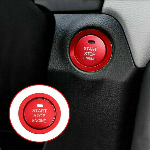 2P Red Engine Start Stop Push Button Cover Alloy For Toyota Highlander ...