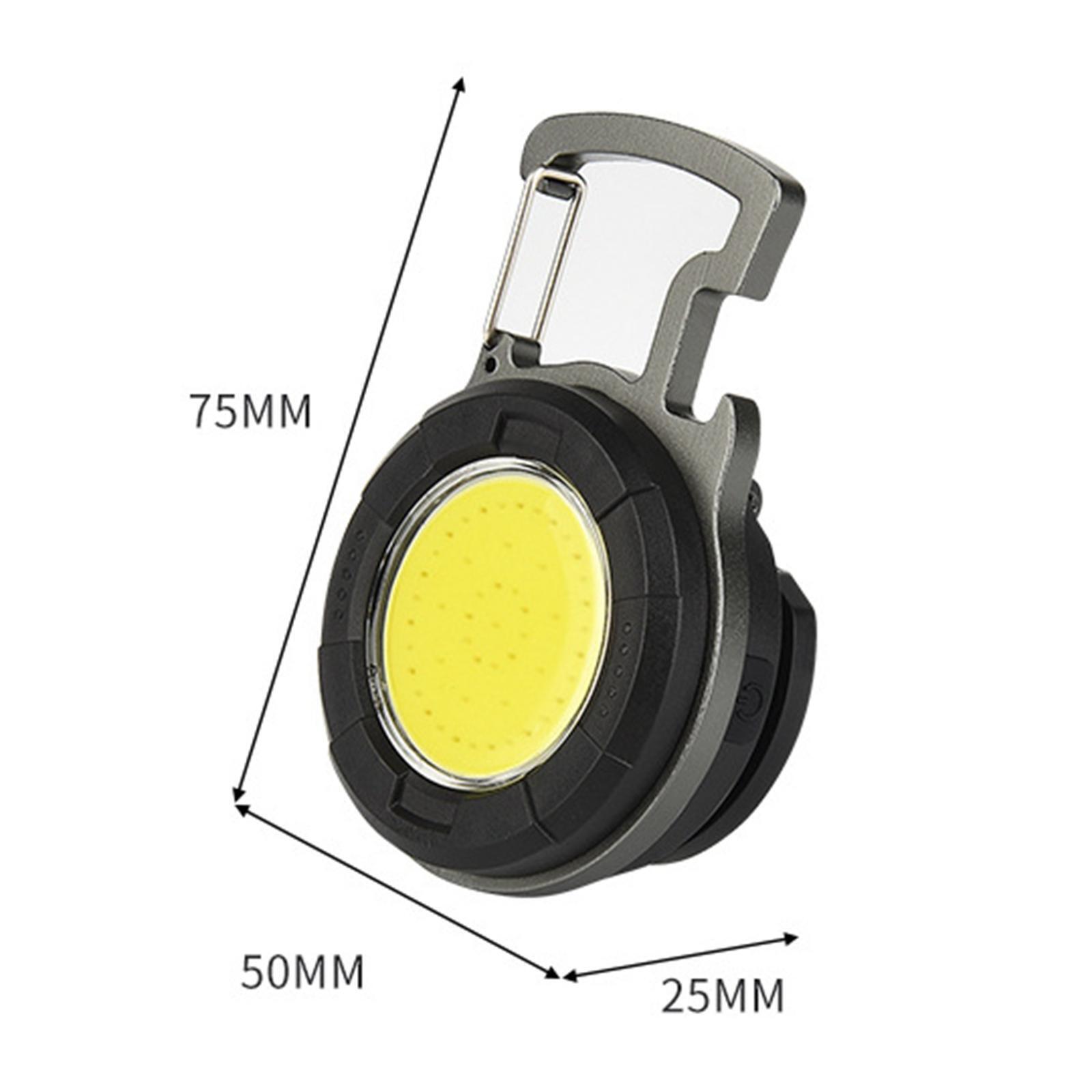 Compact COB Small Flashlights Pocket Light 500 Lumens for Outdoor ...