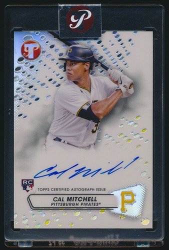 2023 Topps Pristine Autographs #PA-CM Cal Mitchell RC Auto Pittsburgh ...