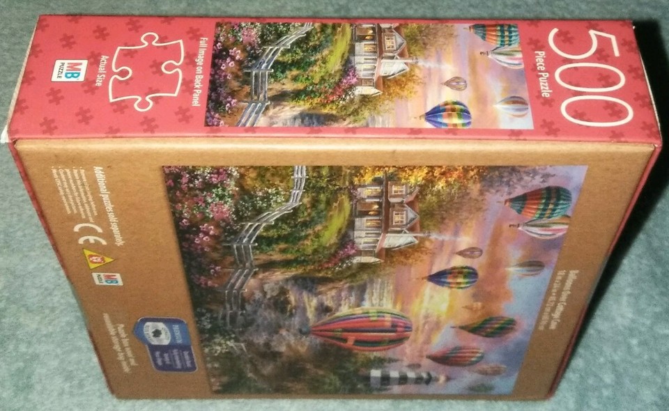jigsaw puzzle 500 pc Nicky Boehme Balloons Over Cottage Cove | eBay