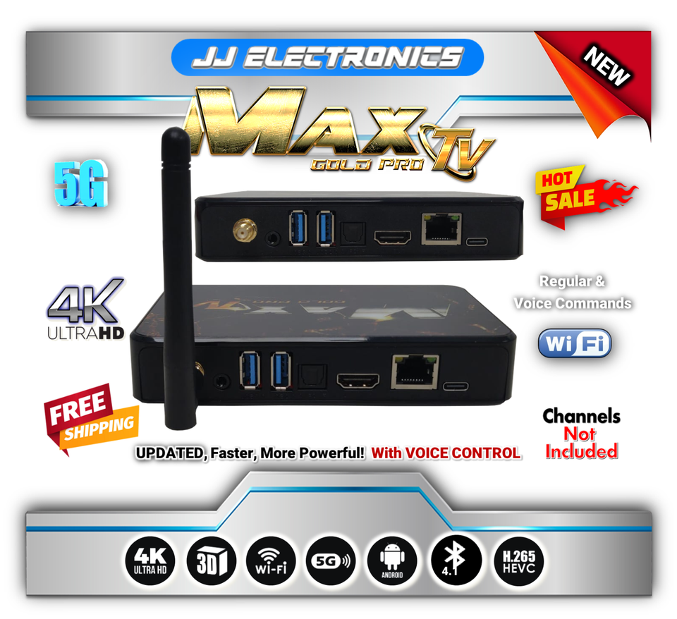 MaxTV Gold PRO 2024 Max TV 4K Quad Core 64 Bit | eBay