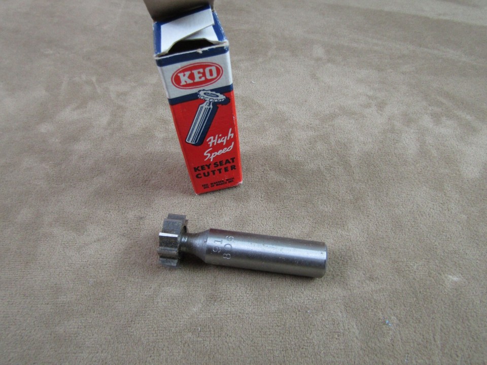 NOS! KEO 91 HSS 806 USA HIGH SPEED KEYSEAT CUTTER 3/4 x 1/4" KEY SEAT ...