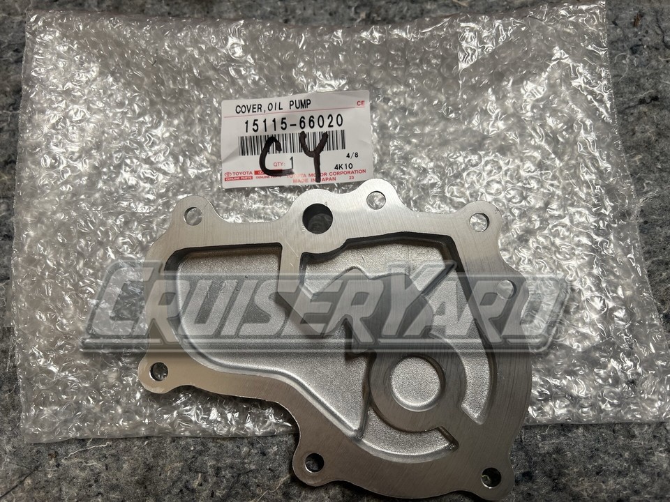 New Toyota Land Cruiser OEM 1FZ FZJ80 Oil Pump Cover 15115-66020 | eBay