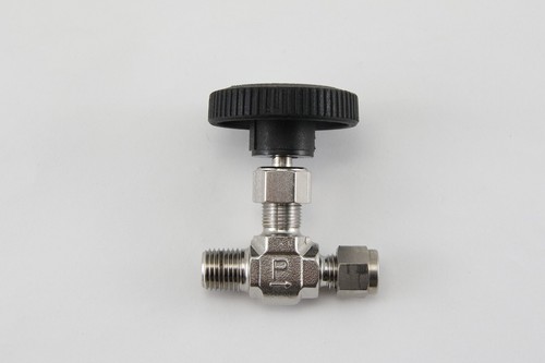 Parker Instrumentation needle valve, 4M4A(Z)-V4LN-SS, 1/4 npt 1/4 tube ...