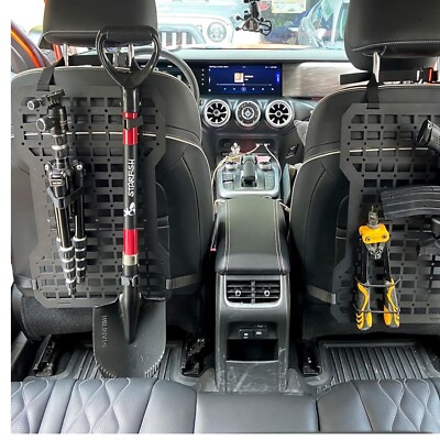 Tactical Molle Gun Holder & Storage Panel for Vehicle Gear Organization ...