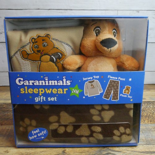 Garanimals Sleepwear Gift Set 24 Months Bear Theme - Top/Pants/Plush ...